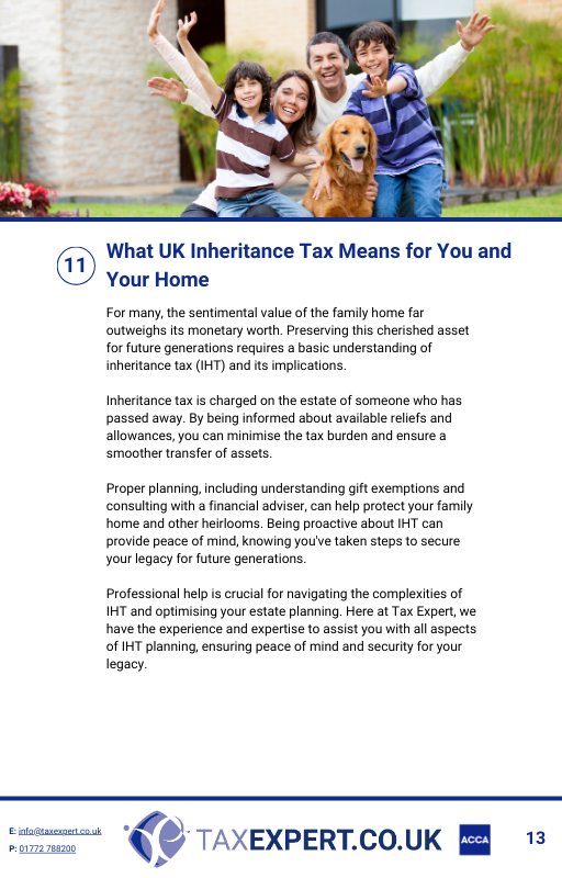Inheritance Tax Guide - fourteenth page