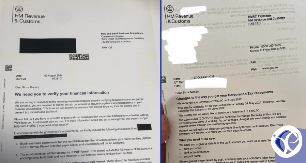 The letter claims to be part of a “government initiative” to verify ...